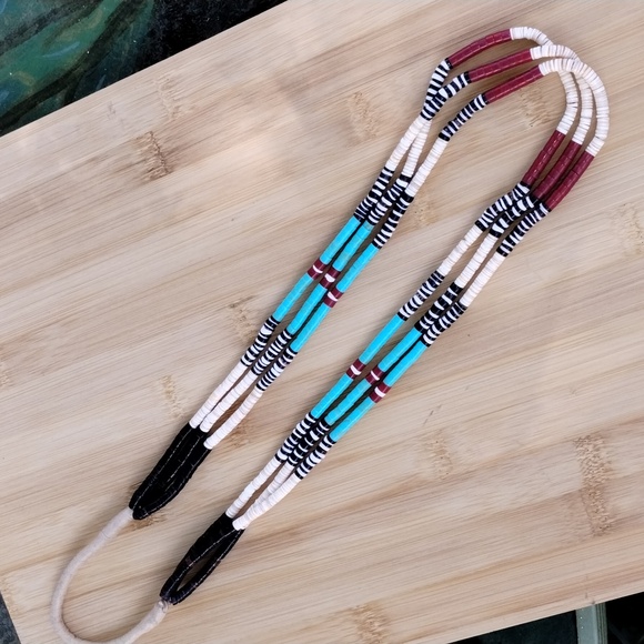 Native American | Jewelry | Native American Cherokee Heishi Block ...